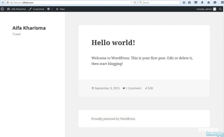 Cara Mudah Membuat Website Gratis Inwepo Cara Mudah Membuat Website Gratis Inwepo