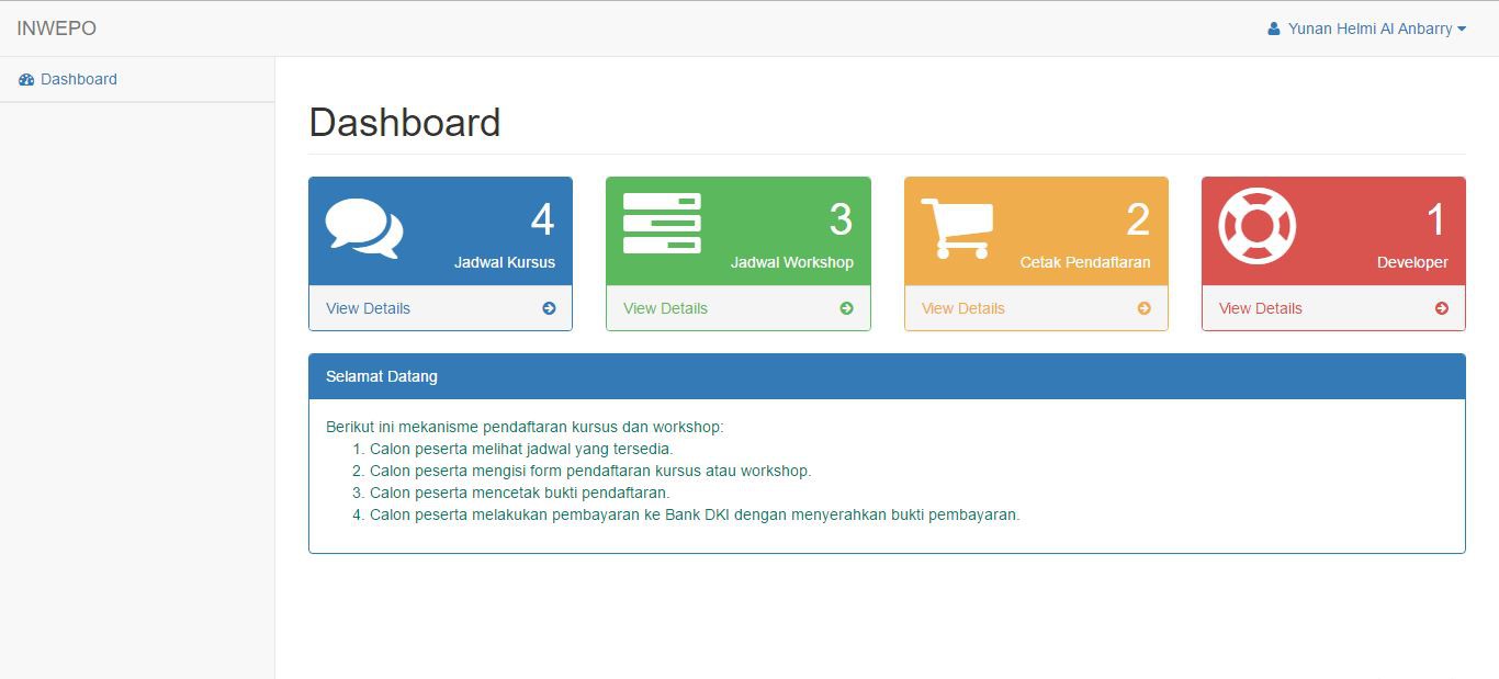 Tutorial Membuat Web Pendaftaran Kursus Menggunakan Codeigniter: Session [Bagian 7] Inwepo
