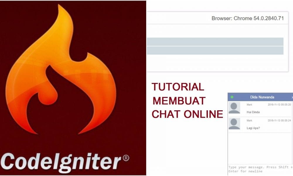 Tutorial Membuat Fitur Chat Menggunakan Codeigniter & jQuery - Inwepo