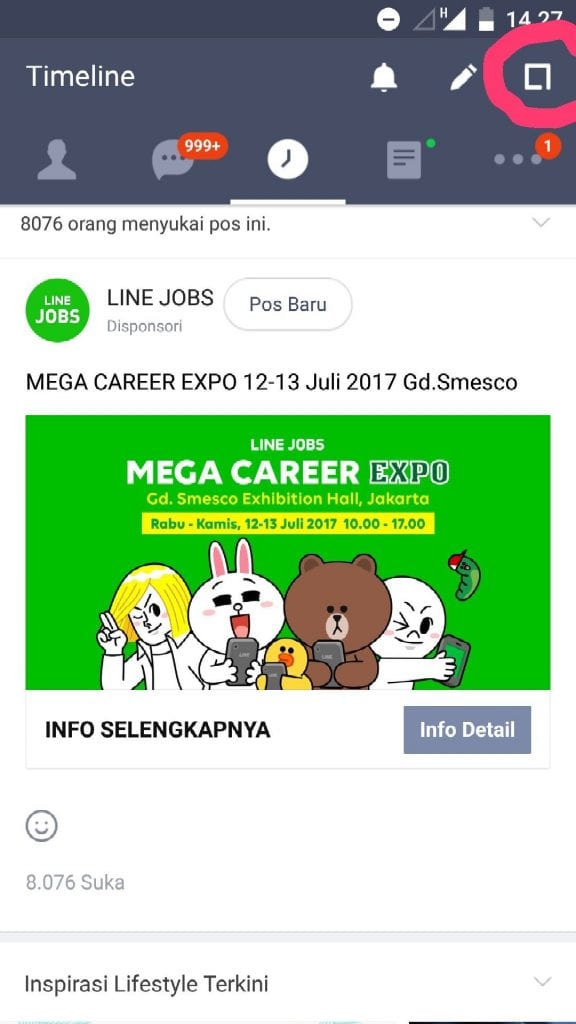 Cara Bergabung dan Membuat LINE Square - Inwepo