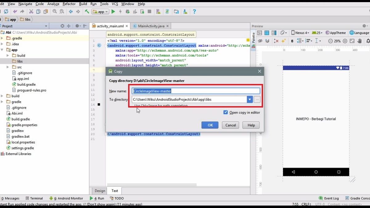Cara Membuat Circle Image View di Android Studio - Inwepo
