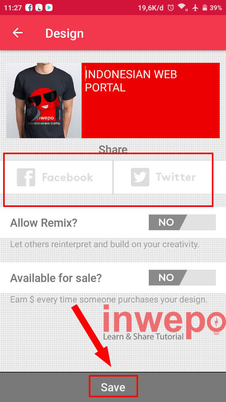 Cara Membuat Desain Kaos di Android - Inwepo