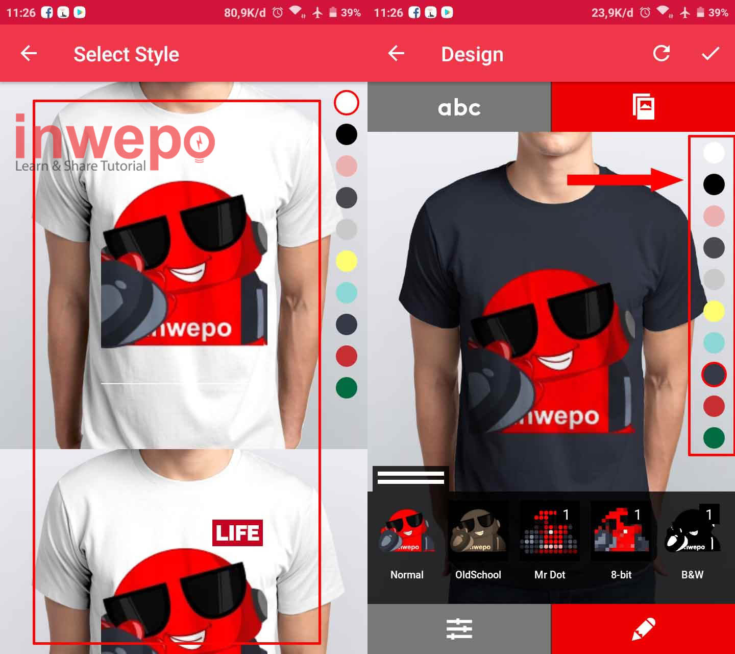 Cara Membuat Desain Kaos di Android - Inwepo