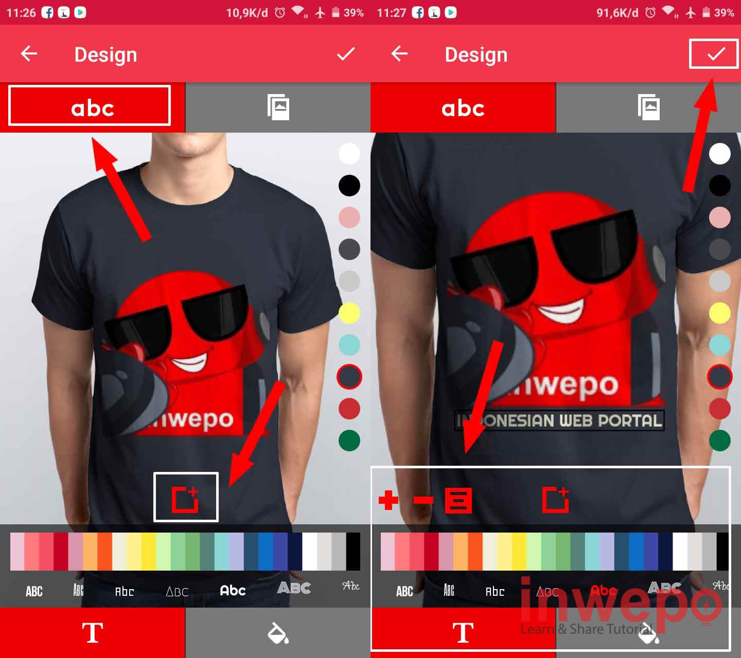 Cara Membuat Desain Kaos di Android - Inwepo