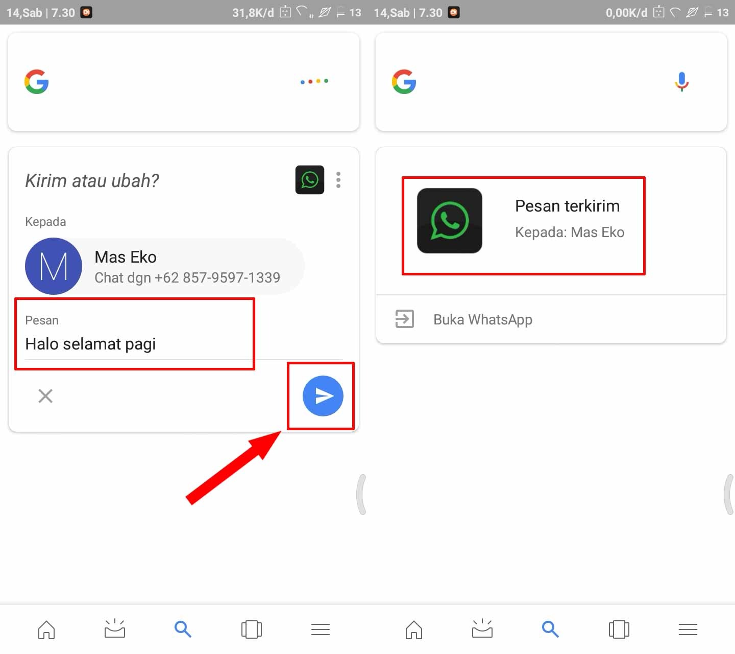 Cara Kirim Pesan WhatsApp Tanpa Membuka Aplikasi WhatsApp - Inwepo