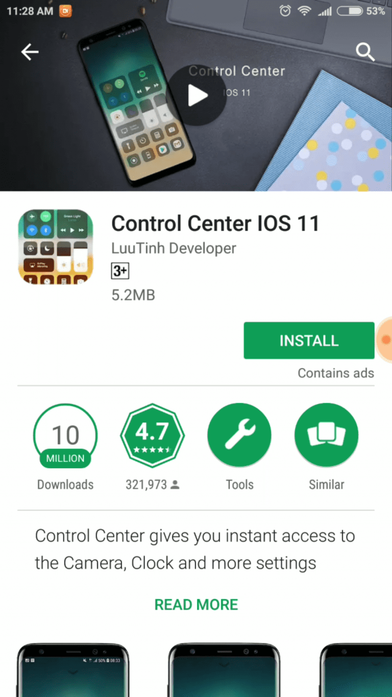 Cara Memasang Control Center iPhone di Android Inwepo