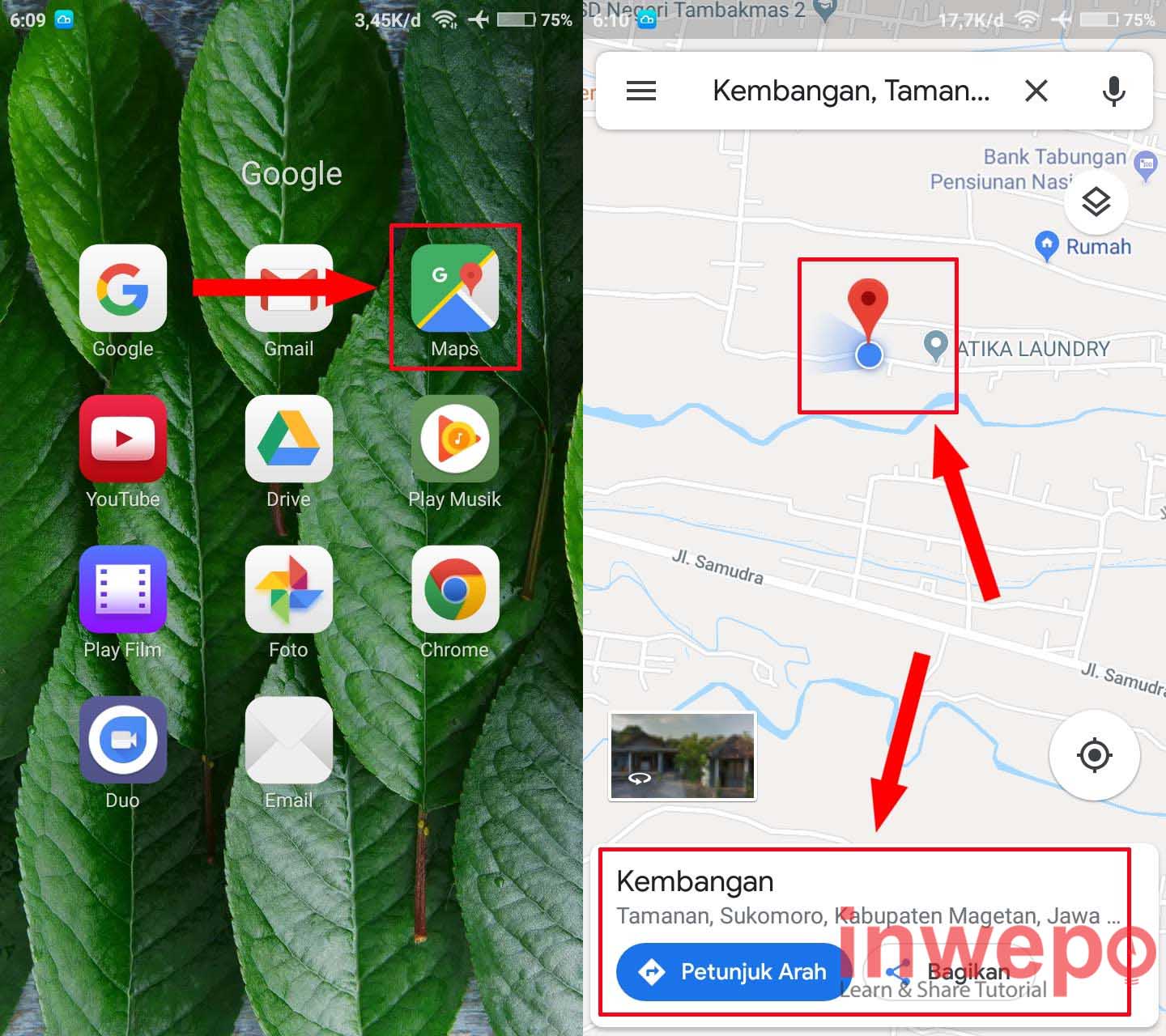 Cara Mengukur Jarak Dengan Google Maps di Android - Inwepo