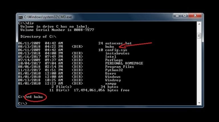 Cara Mudah Menghapus File Dan Folder Lewat CMD