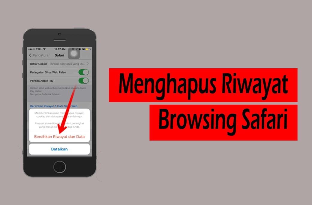Cara Menghapus Riwayat Browsing di Safari pada iPhone - Inwepo