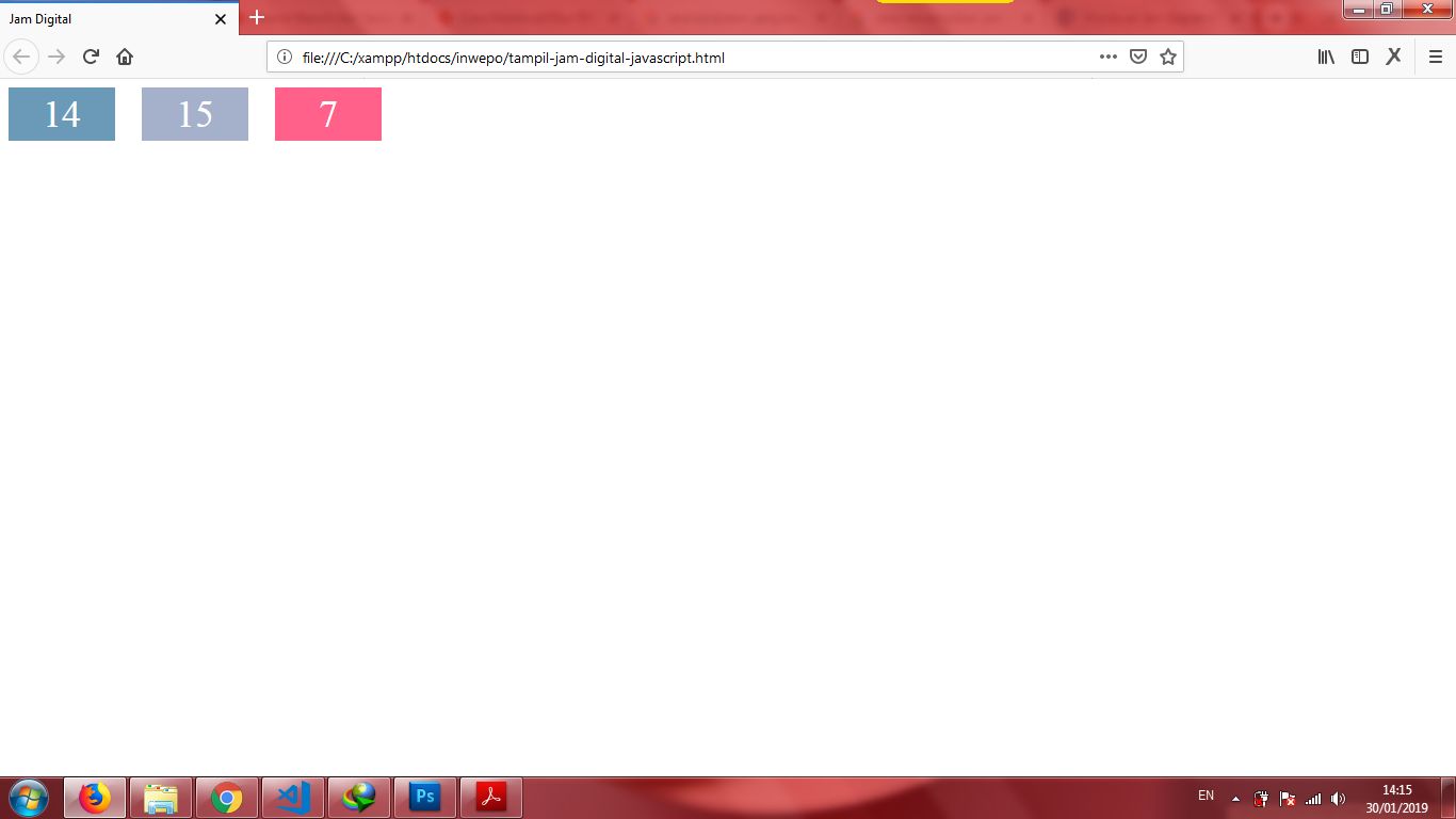 Cara Menampilkan Jam Digital Sederhana dengan Javascript Inwepo