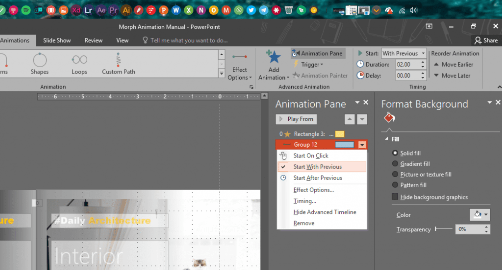 Cara Membuat Transisi Morph pada Slide PowerPoint Inwepo