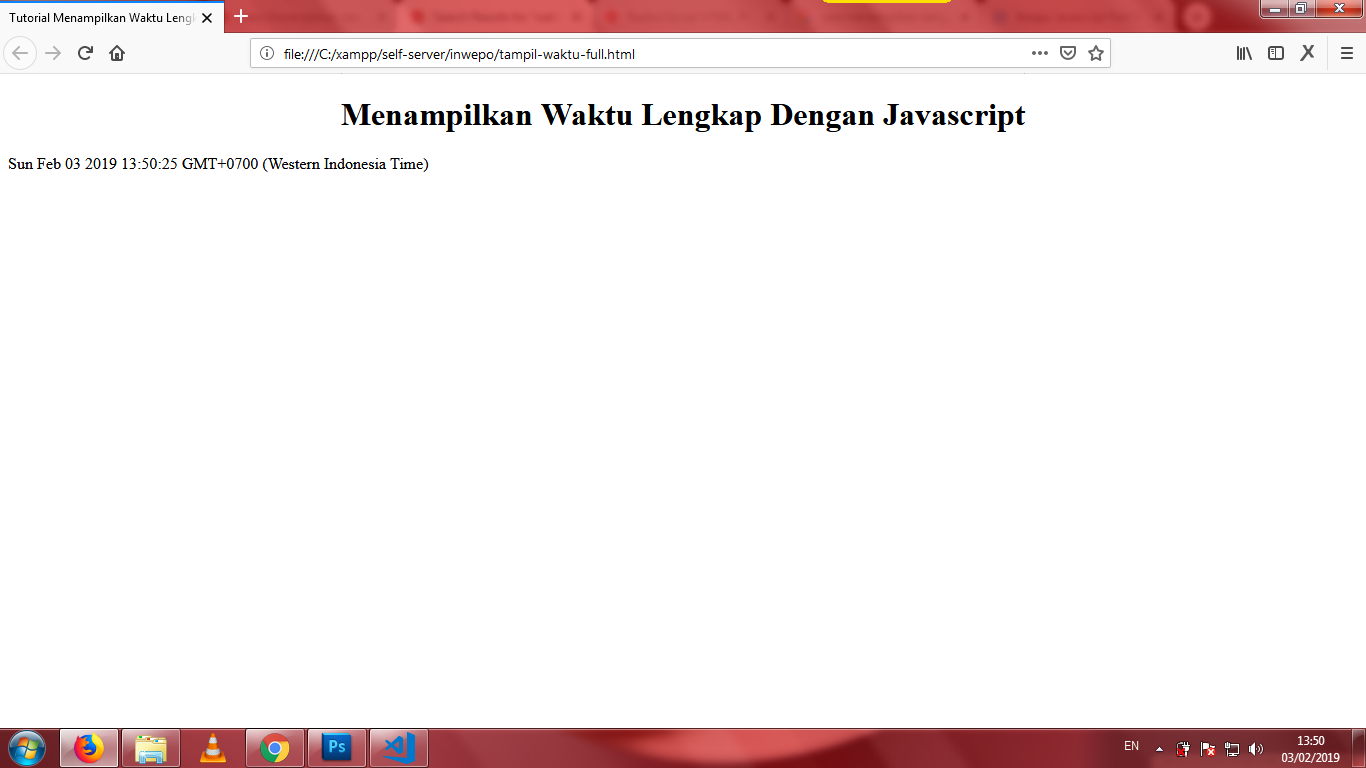 Cara Menampilkan Tanggal dan Jam dengan Javascript Inwepo Cara Menampilkan Tanggal dan Jam dengan Javascript Inwepo