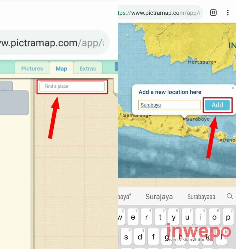 Cara Mudah Membuat Animasi Travel Map di Android - Inwepo