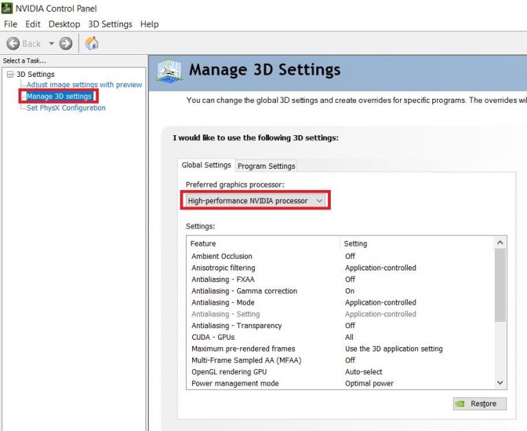 Cara Menjadikan VGA Nvidia Sebagai VGA Utama di Laptop / PC - Inwepo