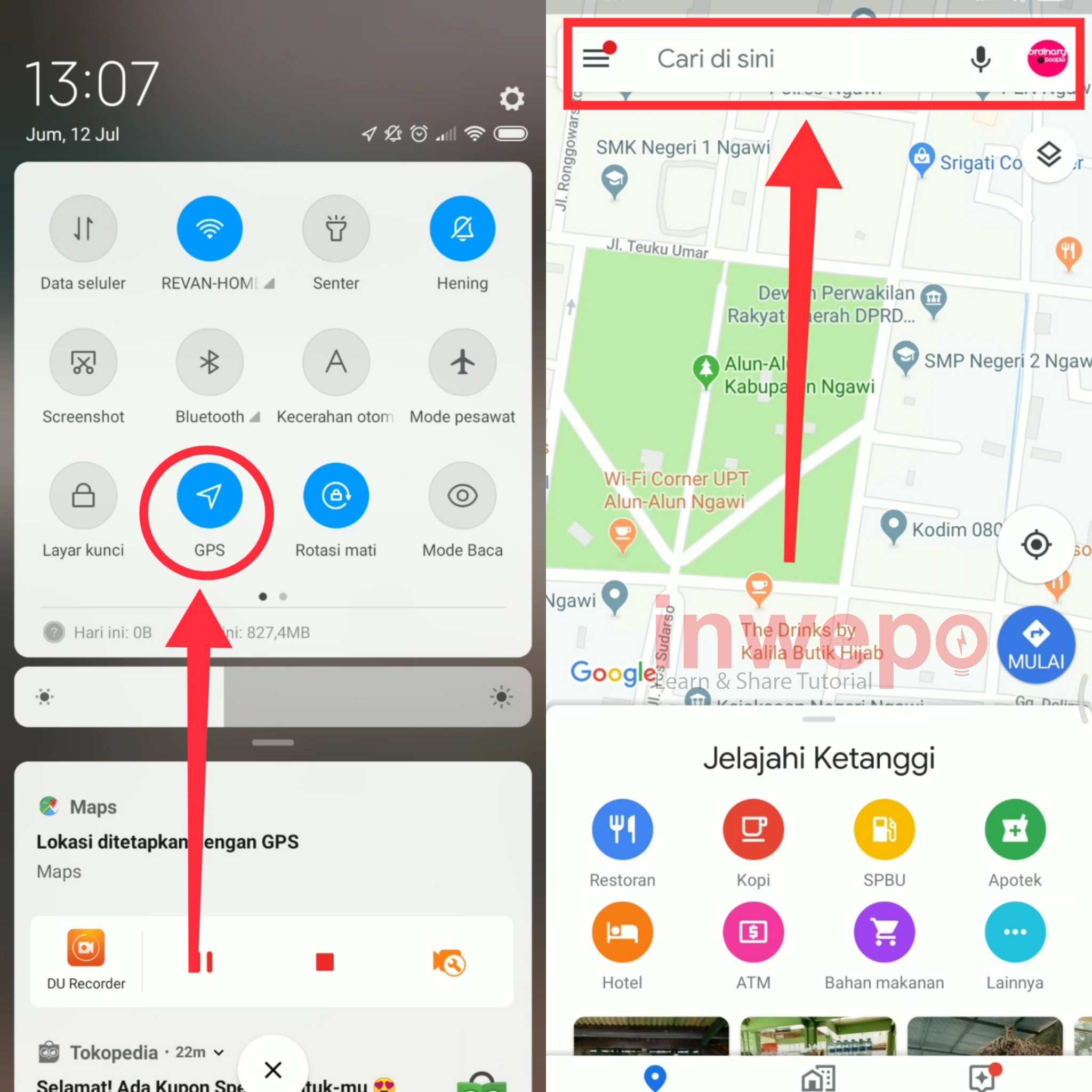 Cara Cek Kemacetan Lalu Lintas dengan Google Maps Android Inwepo