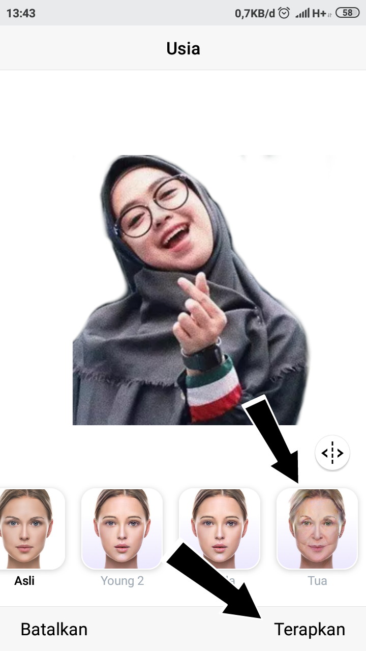 Cara Edit Foto Wajah Muda Menjadi Tua di Android Inwepo