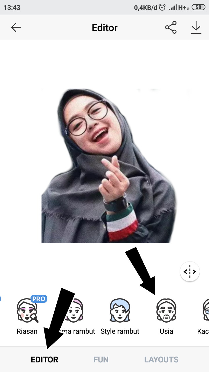 Cara Edit Foto Wajah Muda Menjadi Tua di Android Inwepo