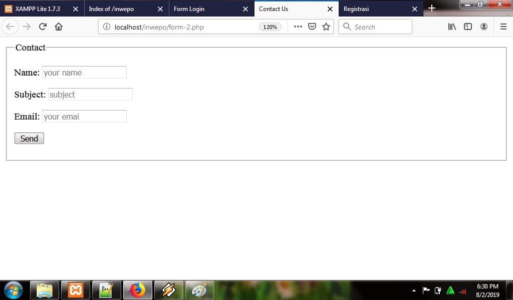Cara Membuat Form Login dan Register dengan HTML - Inwepo
