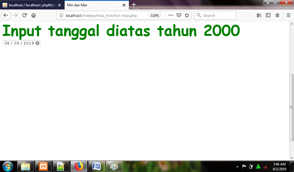 Cara Membatasi Nilai Input Min dan Max di HTML Inwepo
