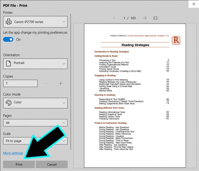 Cara Print File PDF Tanpa Aplikasi di Windows 10 - Inwepo