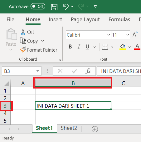 Cara Mengambil Data Dari Sheet Lain di Excel - Inwepo