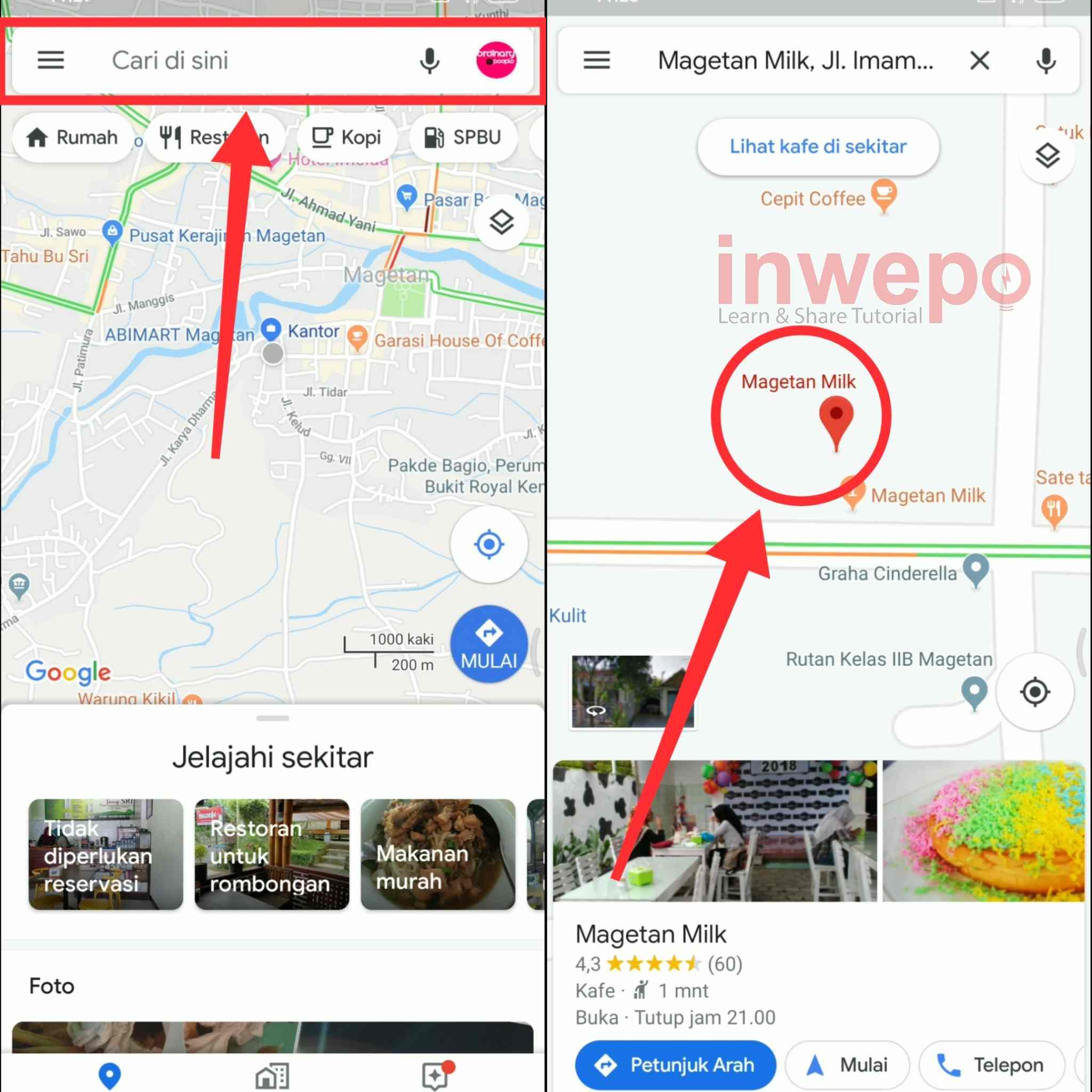 Cara Kirim Pesan ke Akun Bisnis di Google Maps - Inwepo