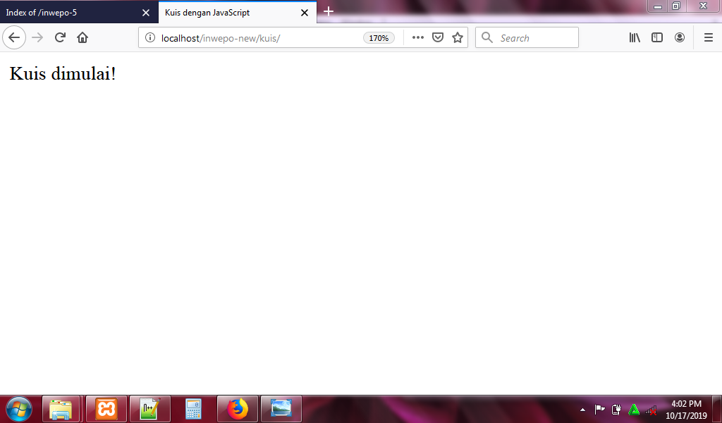 Cara Membuat Kuis Sederhana dengan JavaScript - Inwepo