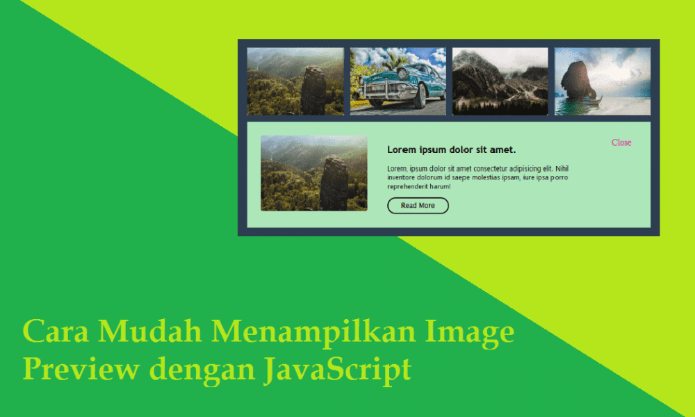 Cara Mudah Menampilkan Image Preview dengan JavaScript - Inwepo