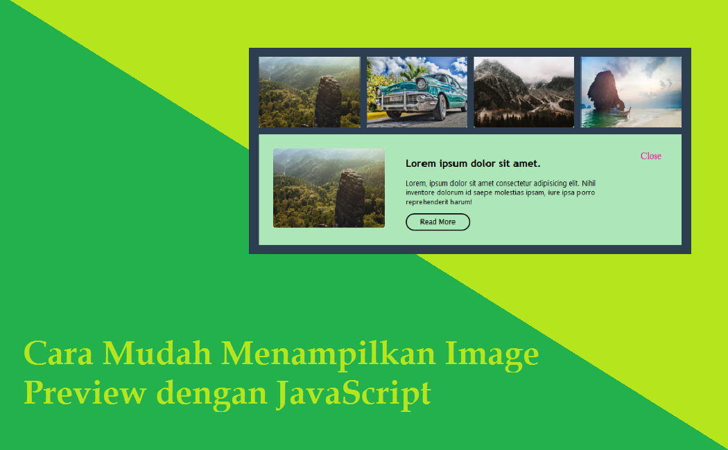 Cara Mudah Menampilkan Image Preview dengan JavaScript - Inwepo
