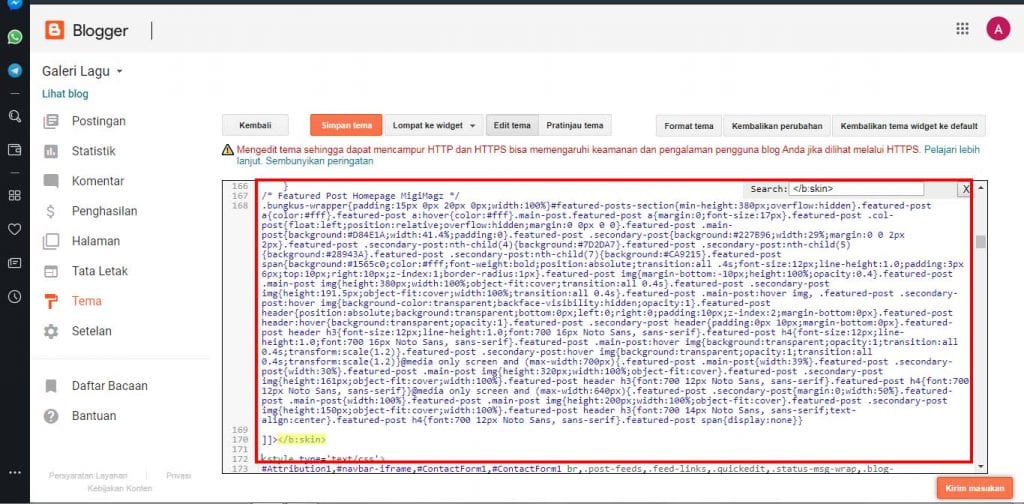 Cara Membuat Featured Post Grid Responsive di Blogger - Inwepo