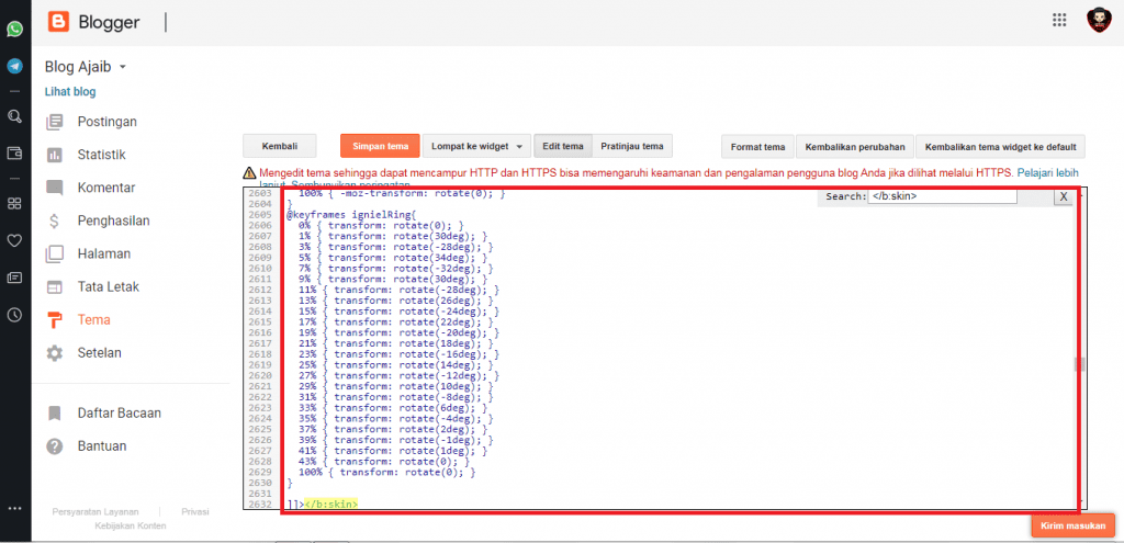 Cara Membuat Widget Kotak Berlangganan Email Dengan CSS Di Blogger