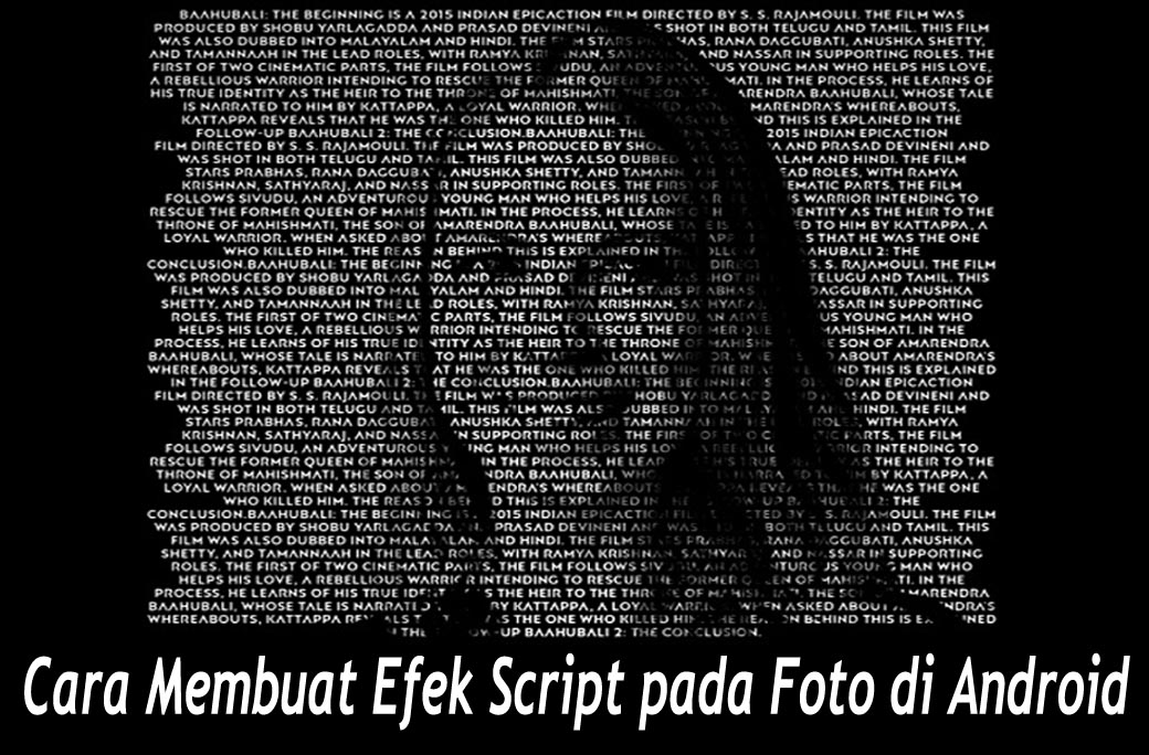 Cara Membuat Efek Script pada Foto di Android Inwepo