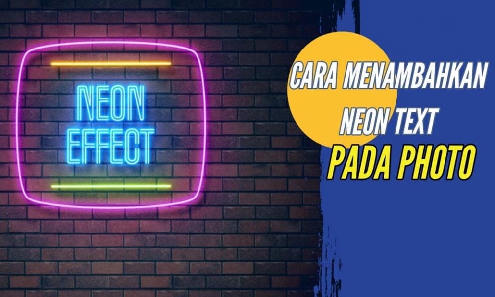 Cara Menambahkan Stiker & Neon Text pada Foto di Android - Inwepo