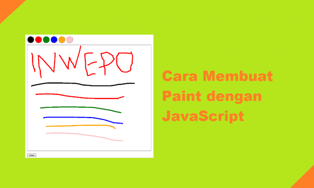 Cara Membuat Paint dengan JavaScript Inwepo