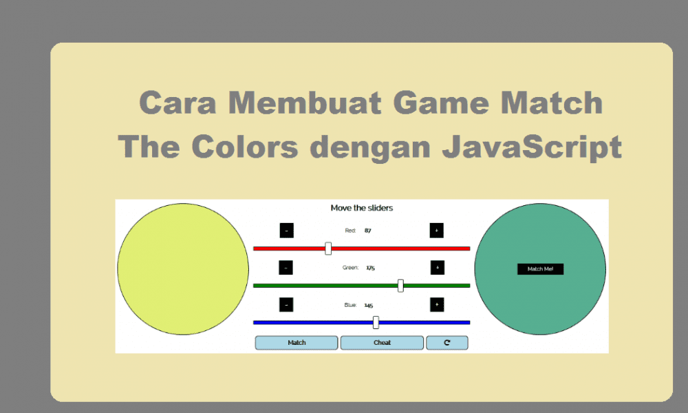 Cara Membuat Game Match The Colors dengan JavaScript Inwepo