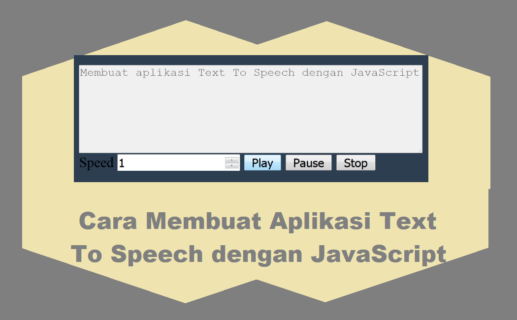 Cara Membuat Aplikasi Text To Speech dengan JavaScript Inwepo