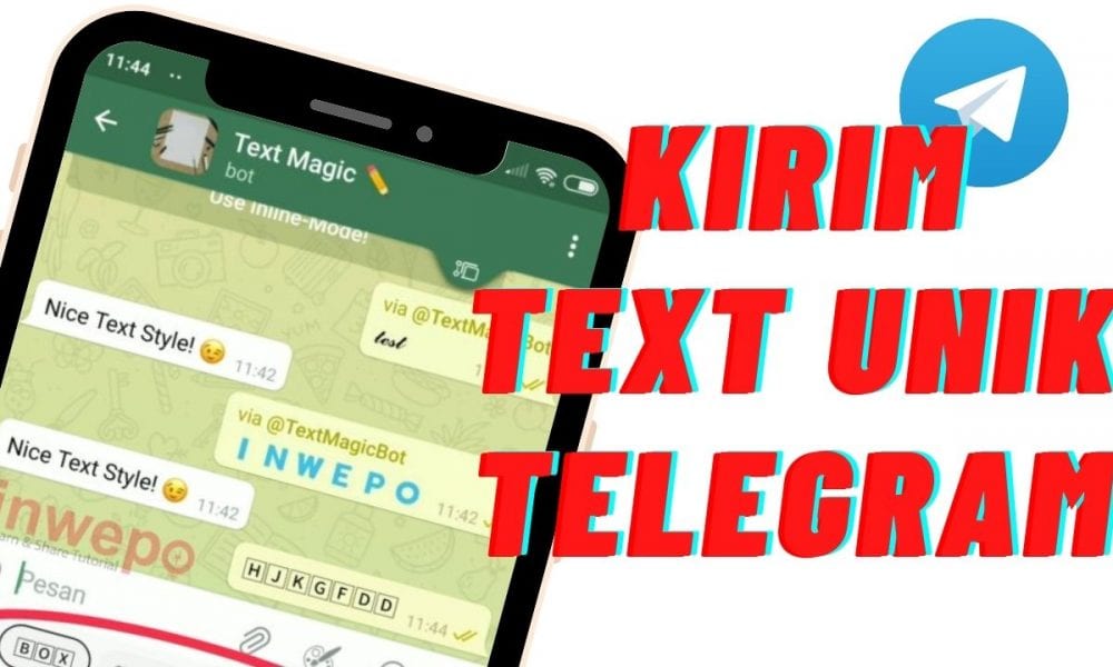 Cara Membuat Text Unik di Telegram Tanpa Aplikasi - Inwepo