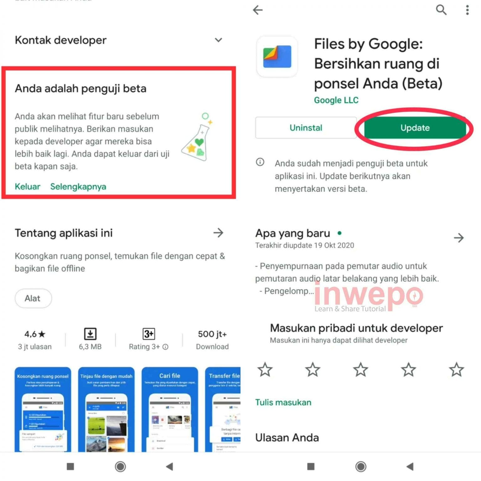 Cara Aktifkan Safe Folder di Aplikasi Files Go - Inwepo