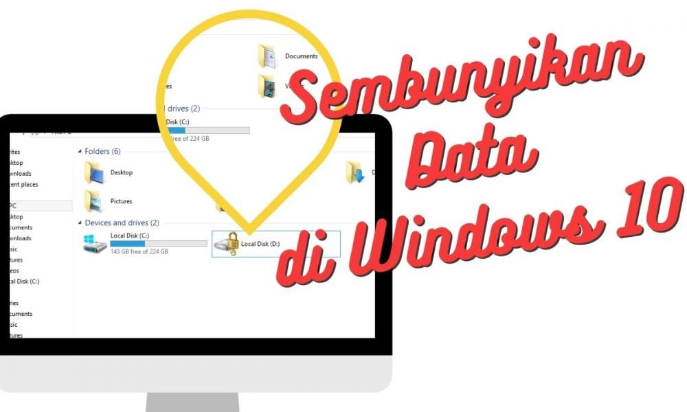 Cara Menyembunyikan Data di Windows 10 Inwepo