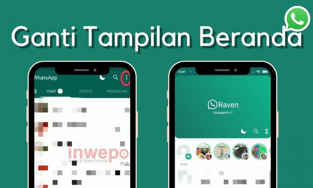 Cara Ganti Tampilan Beranda WhatsApp Terbaru - Inwepo