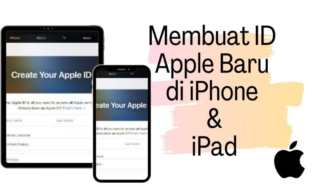 Cara Membuat ID Pada Apple Baru di iPhone iPad Inwepo