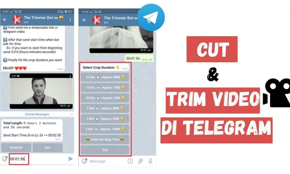 Cara Mudah Cut dan Trim Video di Telegram Inwepo