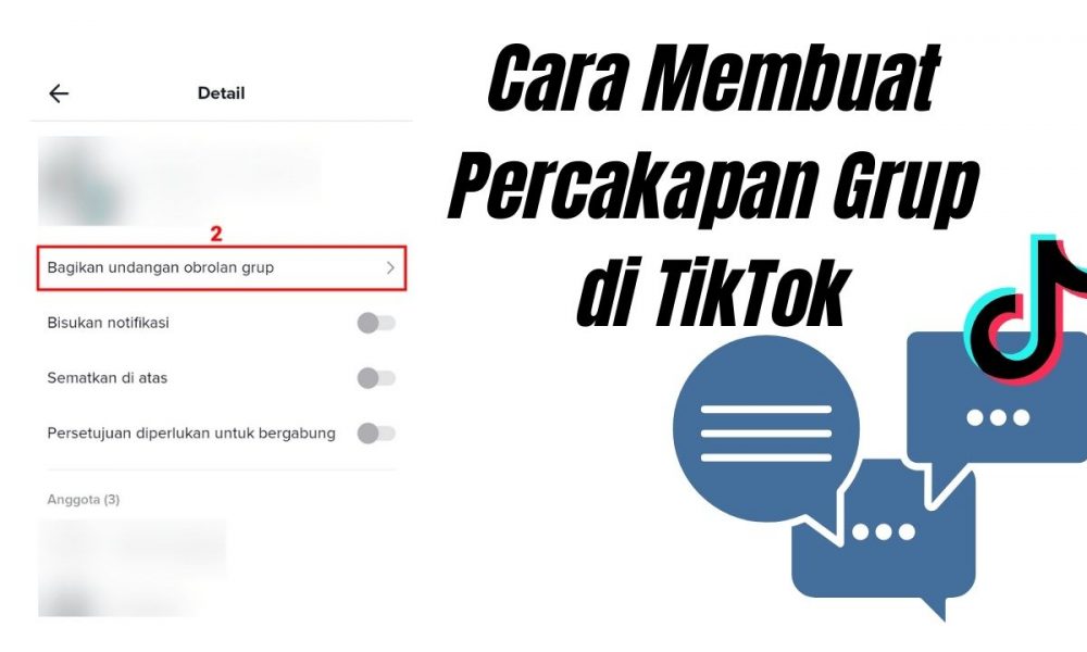 Cara Membuat Percakapan Grup di TikTok Inwepo