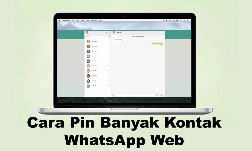 Cara Pin Banyak Kontak di WhatsApp Web - Inwepo
