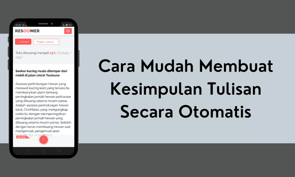 Cara Mudah Membuat Kesimpulan Tulisan Secara Otomatis Inwepo