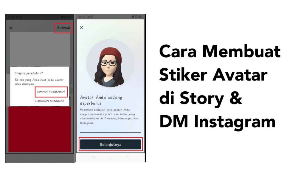 Cara Membuat Stiker Avatar di Story dan DM Instagram - Inwepo
