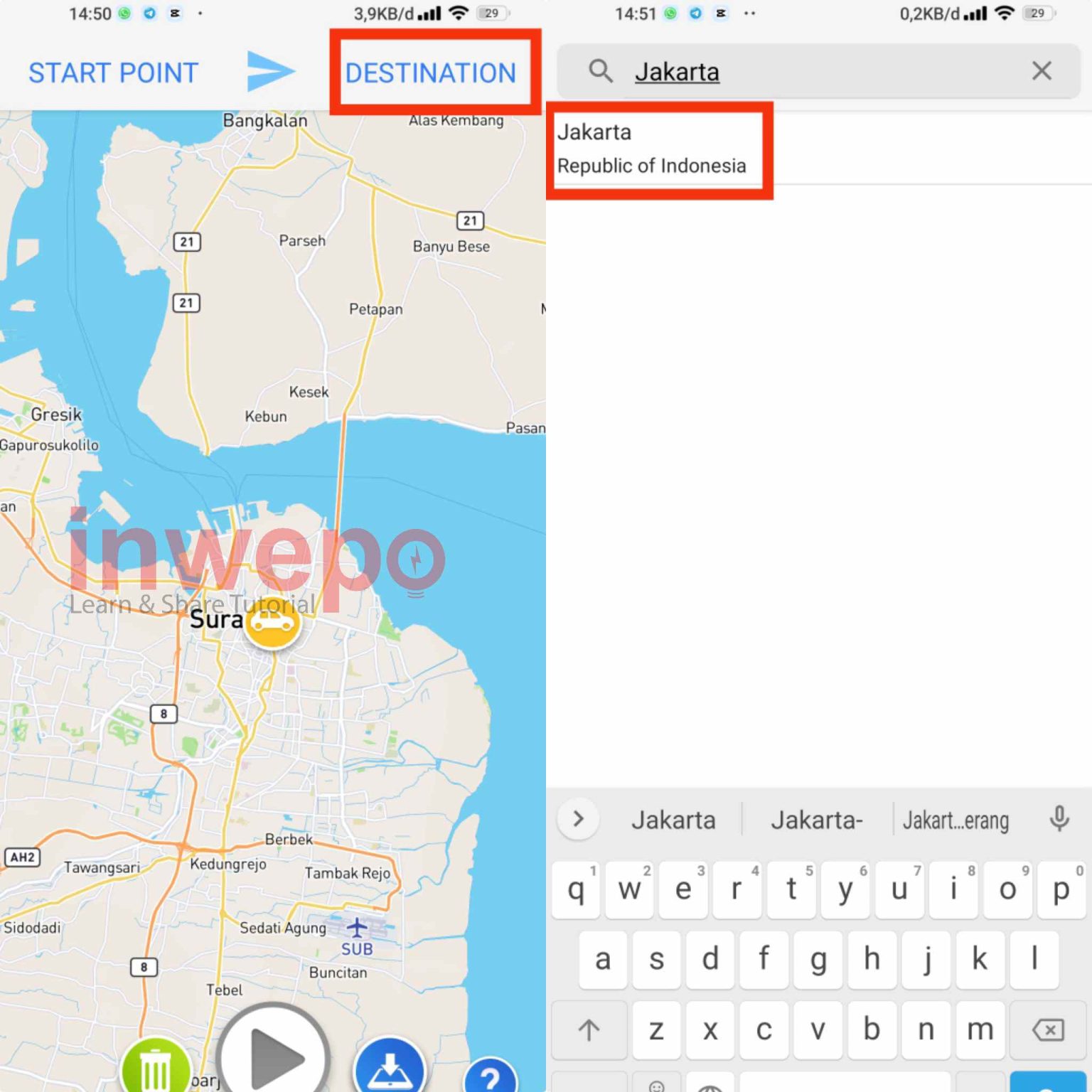 Cara Buat Animasi Travel Map di Android - Inwepo