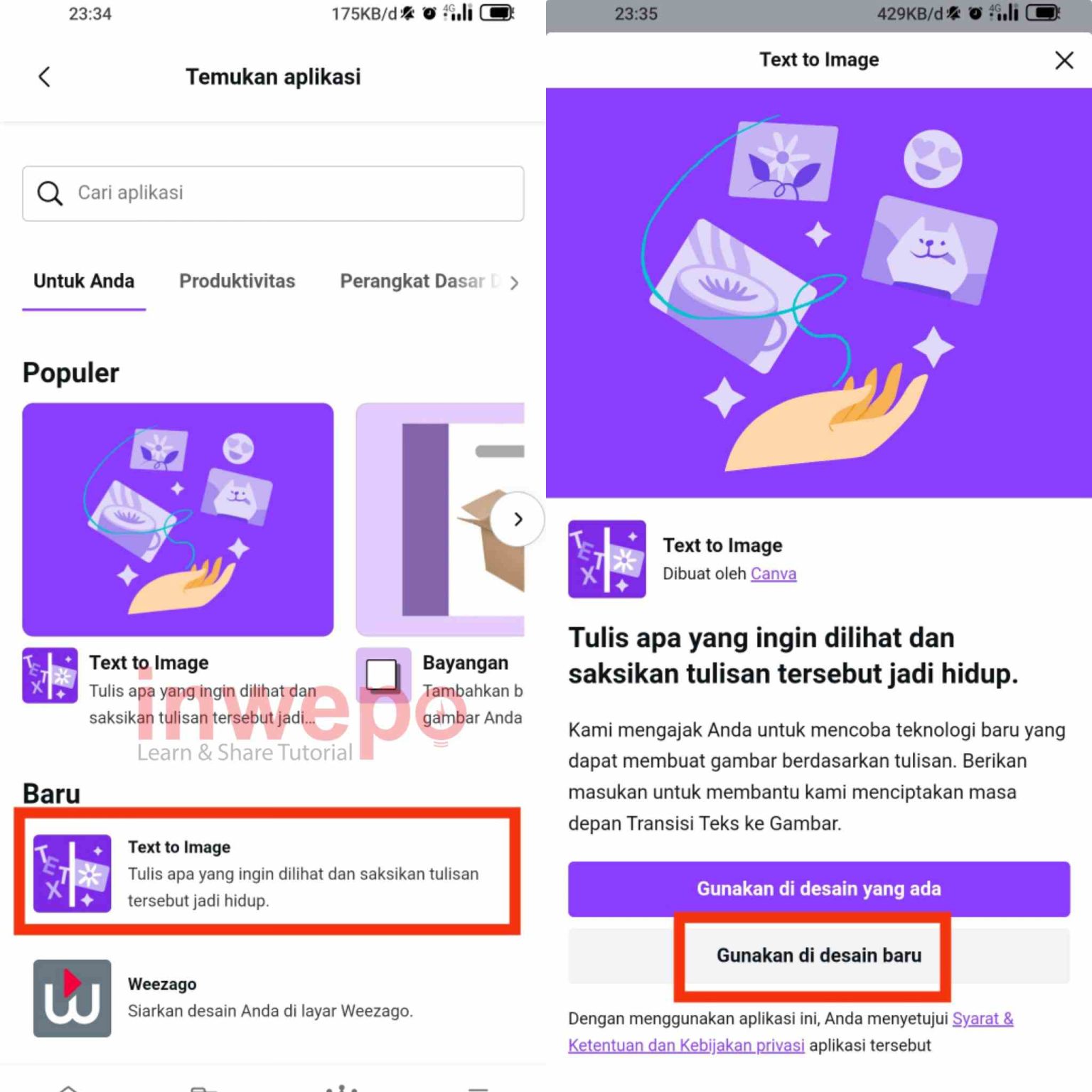 Cara Mengubah Tulisan Jadi Gambar di Canva - Inwepo