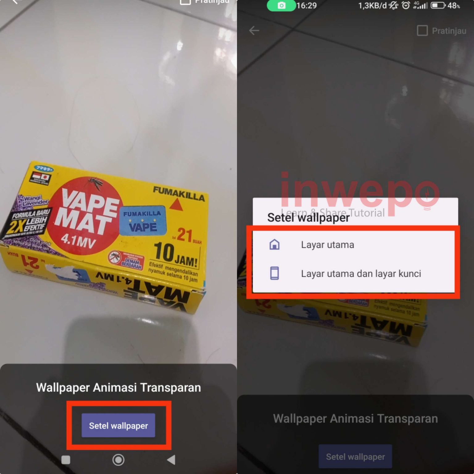 Cara Membuat Wallpaper Tembus Pandang Terbaru - Inwepo
