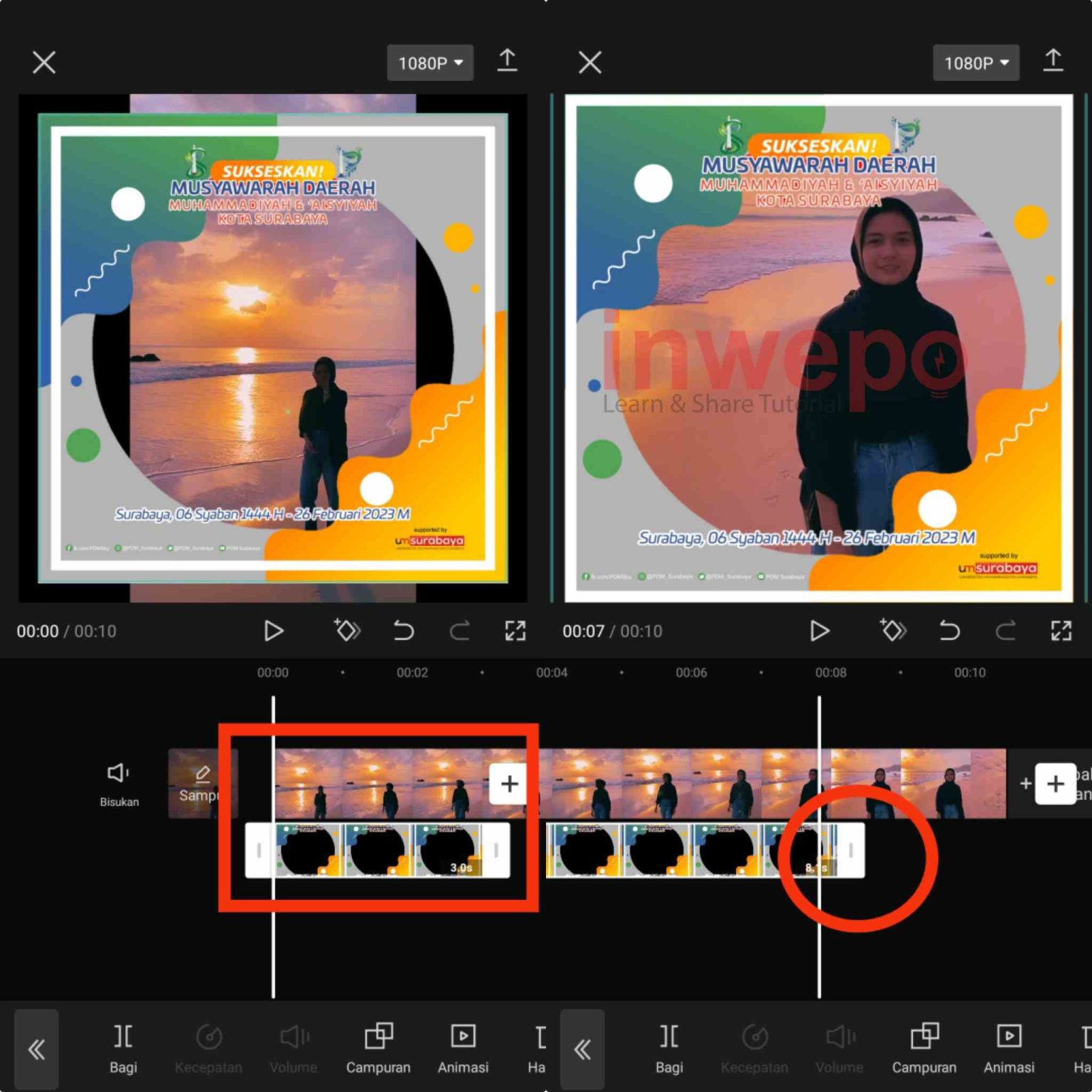 Cara Membuat Twibbon Video di Android - Inwepo